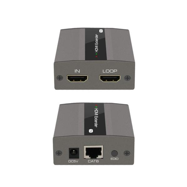 【商品概要】【送信機1台+受信機1台】60M HDMIシングルケーブルエクステンダー。【広く使用されている】シンプルで柔軟な使用は、すべての効率を高めるために、テレビ店、監視システム、会場のディスプレイ、ホームオフィスなどに適したエンジニア...