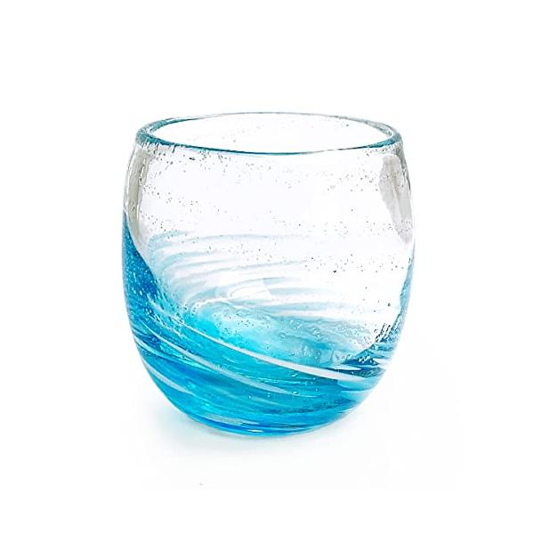 【商品概要】[素材：ソーダガラス][サイズ：高さ：約7.5cm　口径：約6.5cm][重量：約260g][容量：約200ml（満杯時）][製法：吹きガラス製法による琉球ガラス製品][生産地：中国（※日本国内食品検査済）][ホタル石とは・・・...