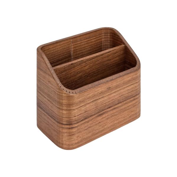 【商品概要】インテリア雑貨 MOKUREN Series 素材:ウォールナット突板 サイズ: 140 x 85 x 120mm高級材の雰囲気を楽しむ小物収納インテリア。家具高級材で知られるウォールナット天然木を小物インテリアに使用しました(...