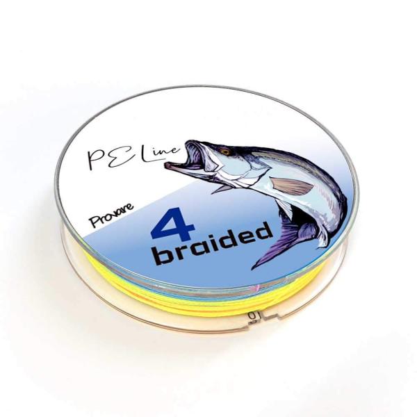 【商品概要】号数：3号　全長：200ｍ　強度：55lb　型番：PVPE4200MC30素材：PE（日本製ダイニーマ、高強力ポリエチレン繊維）4本編カラー：10ｍ毎マルチライン　グリーン、ブルー、イエロー、パープル、オレンジ独自の編み込み製法...