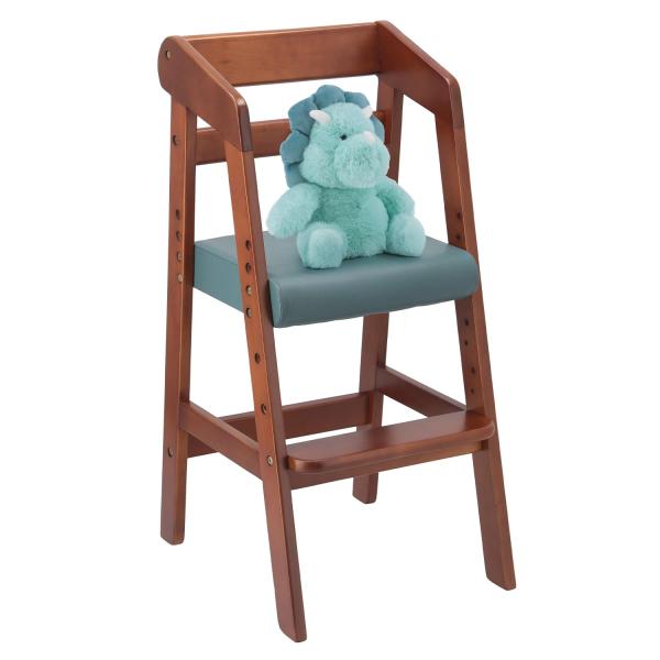 【商品概要】今どきの、ちょっとおしゃれなナチュラル ベビーチェアサイズ:幅35×奥行41×高さ74.5cm、座面高46~52cm本体重量:4.6kg素材・材質:天然木・合成皮革・ウレタンフォーム原産国:中国【商品説明】【商品詳細】ブランド：...