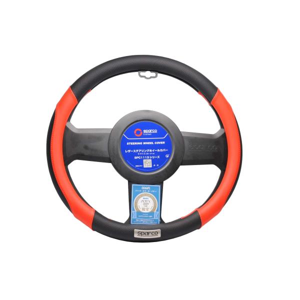 【商品概要】材質：PUレザー×PVCカラー：REDサイズ：S (36~37cm)【商品説明】【商品詳細】ブランド：スパルコ(Sparco)商品種別：車＆バイク商品名：SPARCO-CORSA スパルココルサ ステアリングカバー Sサイズ レ...