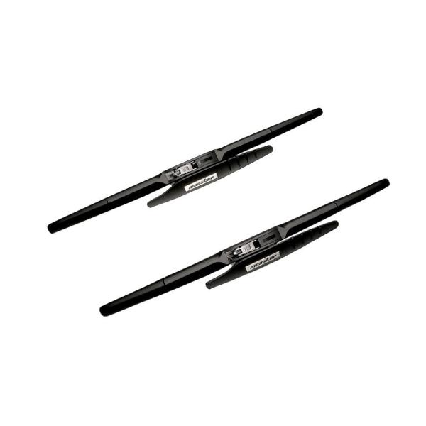 【商品概要】【代表適合車種】エブリイワゴン/エブリイ[DA17W/DA17V]※2本組(運転席側：425mm、助手席側：425mm)ウインドウディフレクター装備撥水コートガラス対応輝くステンレスヘアラインの専用エンブレムが、さりげなくプレミ...