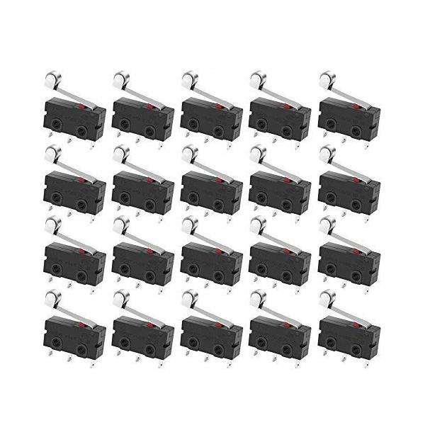 【商品概要】★製品名：金属ローラーレバーマイクロスイッチ;電圧および電流：AC 250V 5A;極：SPDT 3ピン。連絡先タイプ：1NO 1NC。★アクションタイプ：瞬間;アクチュエータータイプ：ローラーレバーアーム。★全体のサイズ：20...