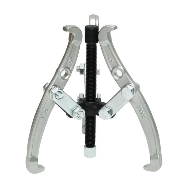 【商品概要】使用範囲： 0〜150mm。シャフト可動範囲：160mm、爪全長：215mm、内爪の厚み：9mm。ギヤ、ベアリング、プーリーなどを引き抜くギヤプーラーです。ギヤーの外径、内径のどちらにでも爪を引っかけて作業出来ます。3本爪のギヤ...