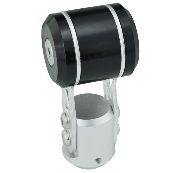 【商品概要】素材：アルミ合金ファッションデザイン：このノブはクールに見え、ファッションがあなたの車を珍しくしますセット内容：シフトノブ×1、ラバーアダプター×3（8/10 / 12mm）、ネジ×4、六角ナット×1簡単インストール！ 純正品で...