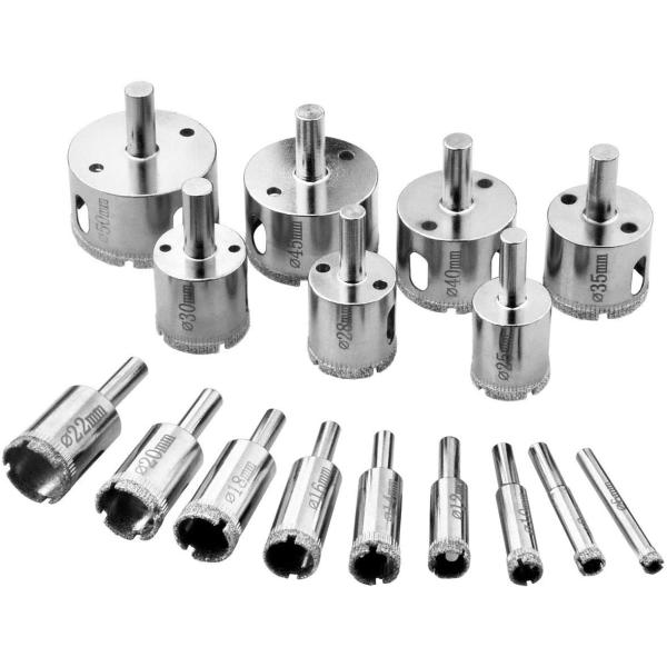 【商品概要】【ホールソー サイズ】： 6mm 8mm 10mm 12mm 14mm 16mm 18mm 20mm 22mm 25mm 28mm 30mm 35mm 40mm 45mm 50mm【滑らかなカット】：高品質のダイヤモンドでコーテ...