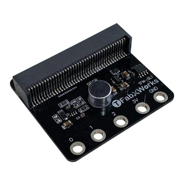 【商品概要】音の大きさをmicro:bitで測定できます。ささやき声から大声まで音の大きさが測定できます。ワンタッチでmicro:bitと接続できます。外部端子で、他のバネプラグ製品との接続や、みのむしクリップの接続ができ、応用が広がります...