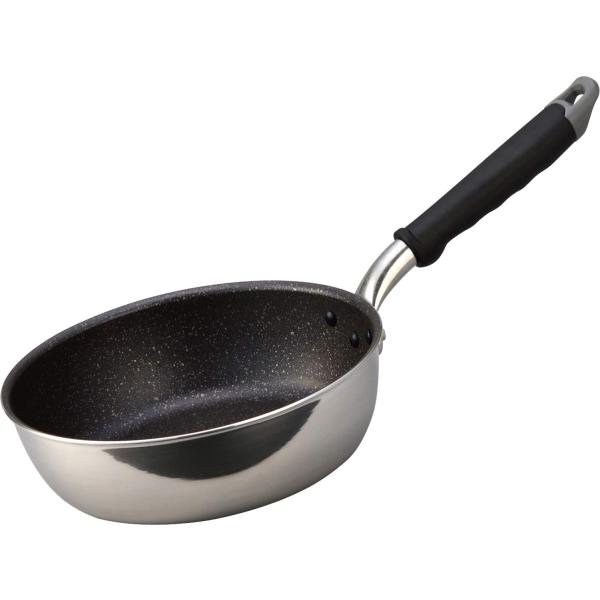 【商品概要】サイズ(約):幅42.5×奥行23.2×高さ15cm、深さ/7cm本体重量(約):580g素材・材質:本体/アルミニウム合金、内面/ふっ素樹脂加工 (ダイキン シルクウェアSD)、外面/ミラー仕上げ、底面/ステンレス板着圧、取っ...