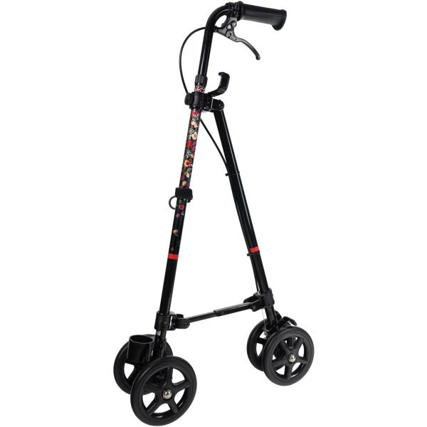 【商品概要】【手すり感覚で使える車輪付きステッキです】ある程度荷重を掛けながら歩行することができます。【前輪ワンタッチ切替】固定とフリーをワンタッチで切替可能。固定はハンドルが固定されるので一般的なサイドカートとして使用できます。フリーはハ...