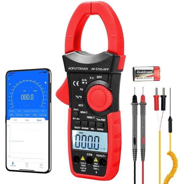 【商品概要】【多機能クランプマルチメーター】AC電圧: 6V-750V、DC電圧: 600mV-1000V、AC電流: 600A-1000A、DC電流: 600A-1000A、抵抗: 600Ω-60MΩ、静電容量: 6nF-60mF、周波数...