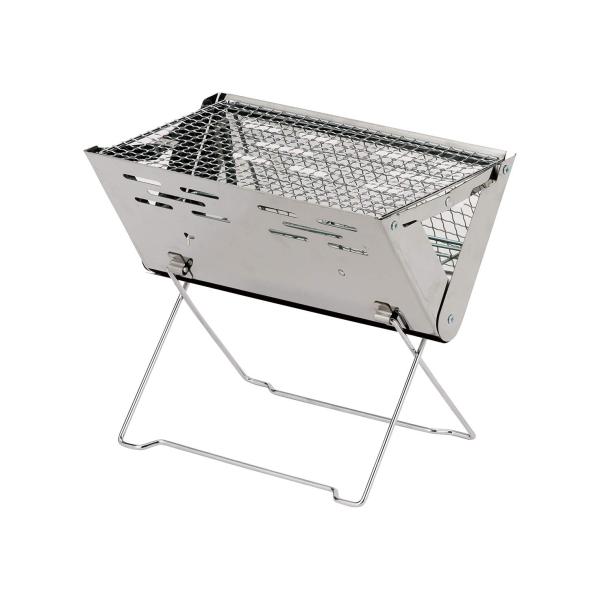 【商品概要】部門名:ユニセックス大人【サイズ】30.5×20.5×26.5cm 【商品重量】1.1kg【素材】ステンレス スチールBBQやキャンプに最適なステンレスコンパクトグリル。軽量&amp;折りたたみ式で持ち運びやすいコンパクト設計。...