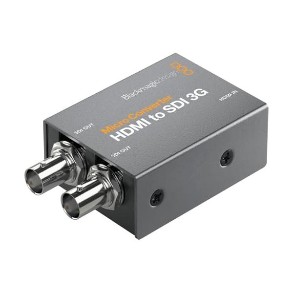 【商品概要】blackmagic micro converter 3gシリーズは、極めて小型の放送ビデオコンバーターで、民生用のhdmiとプロ仕様のsdi機器を接続できます。sdとhdビデオフォーマット両方のタイムコードもフルサポート。タイ...