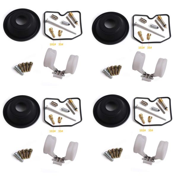 【商品概要】100％真新しく高品質。KPS ZRX400 / ZRX-II ZR400C / E / F京浜キャブレターに適したキャブレター修理キットです。修理キットにはバキュームダイヤフラムとフロートが装備されており、メンテナンスに便利で...
