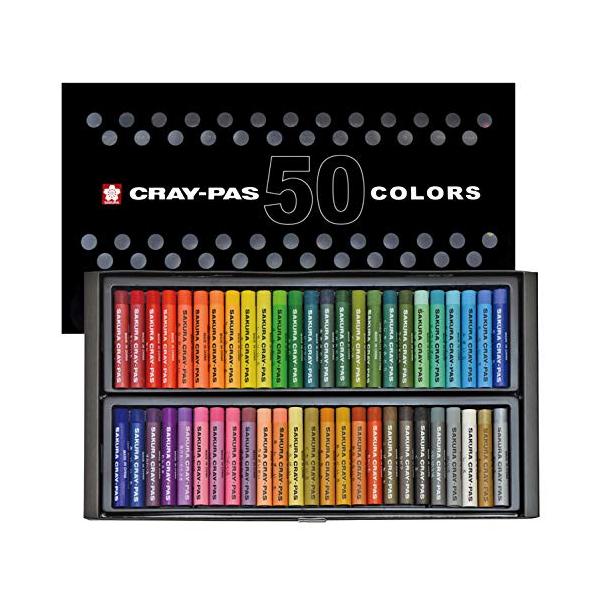【商品概要】【特長1】50色の豊富なカラー展開で様々な表現を豊かにするこのセットは、お子さまから大人の方まで喜んで安心してお使いいただける高級な顔料を使用したクレパス。【特長2】安全性も高く、塗り心地も滑らかなので力が弱い子どもも塗りやすく...