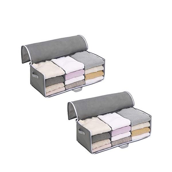 【商品概要】本体サイズ:約70×32×24cm(1枚あたり)本体重量:約433g(1枚あたり)素材・材質:(本体)ポリプロピレン、(窓)ポリエチレン、(芯板)紙原産国:ベトナム収納のめやす:セーター・トレーナーなら、約12〜15枚【商品説明...