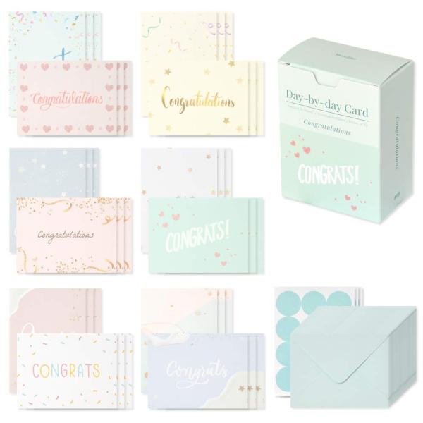 【商品概要】カードサイズ:9.0x6.7(cm)、封筒大:9.7x7.2(cm)、ステッカーの大きさ:直径1.7(cm)12種類のカードがデザインごとに各3枚ずつ入っています。 全部で36枚のカード、36枚の封筒、36個のステッカーで構成さ...