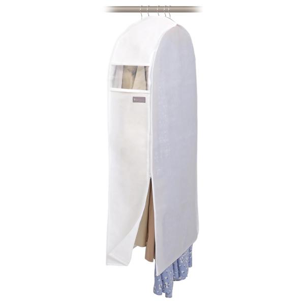 【商品概要】【商品仕様】:サイズ/約(マチ)幅20×奥行60×長さ110cm、カラー/ホワイト、内容/1個、収納目安/衣類約4〜6枚、材質/ポリプロピレン・ポリエチレン【アストロ×インスタグラマーMAYUコラボ開発『mayuyamシリーズ』...