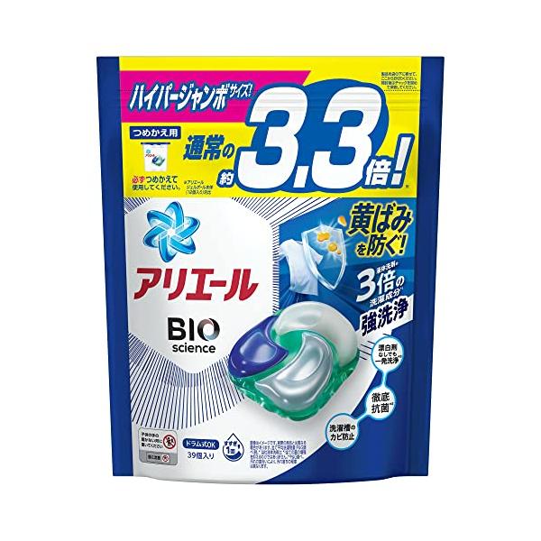 【商品概要】ジェルボール4D 強洗浄でハジける洗浄力!諦めていた沈着汚れやエリそで汚れも漂白剤なしで一発洗浄! * (*P&amp;G調べ。汚れの度合いにより、汚れ落ちの程度は異なります。)もちろん徹底抗菌* (*全ての菌の増殖を抑えるわけ...