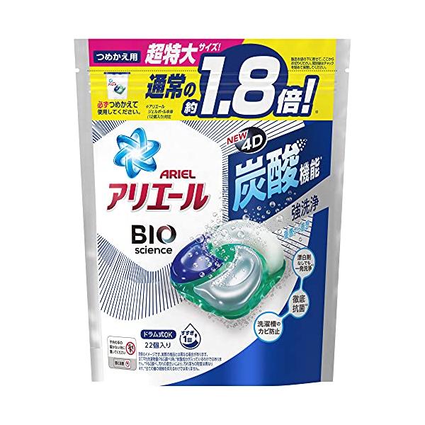 【商品概要】ジェルボール4D 強洗浄でハジける洗浄力！諦めていた沈着汚れやエリそで汚れも漂白剤なしで一発洗浄！* (*P&amp;G調べ。汚れの度合いにより、汚れ落ちの程度は異なります。)もちろん徹底抗菌* (*全ての菌の増殖を抑えるわけで...