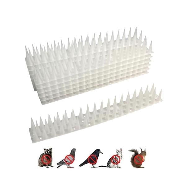 【商品概要】カラス、鳩、ツバメ等の鳥を遠ざけるのに効果的なトゲの高さ3.7cmの鳥除けマットでです。同様の製品と比較してより効果的な侵入防止スパイクといえます。有刺鉄線など他の製品と違い、鳥、猫、鳩、またはその他の小動物に害を及ぼす事なく防...