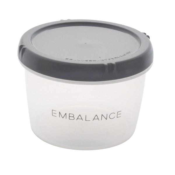 【商品概要】エンバランス加工を施した、鮮度保持機能効果の高い保存容器。[サイズ]直径約12.4×高さ8.6cm[容量]約750ml[耐熱・耐冷温度](本体・フタ)-20度〜140度、(パッキン)-30度〜140度【商品説明】【商品詳細】ブラ...