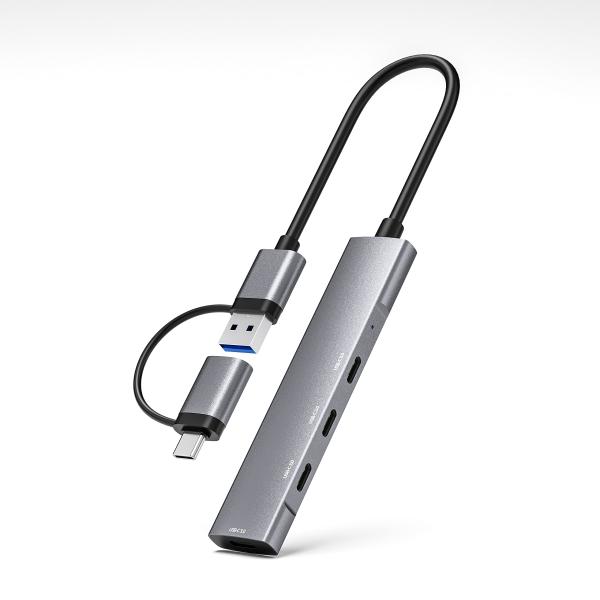 【商品概要】【商品説明】4K HDMI、3.5mm ジャック、3 USB3.0、USB-C PD、USB-C データ、SD/Micro SD カード スロットを備えた 9IN1 USB C ハブ。【商品詳細】ブランド：GKEAPZA商品種別...