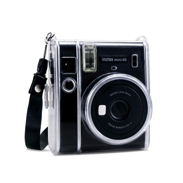 【商品概要】対応機種：FUJIFILM インスタントカメラ チェキ instax mini 40色：透明。クリアケースを透けて、Fujifilm instax カメラの本体が見え、カメラの自然な美しさとエレガントな味わいを披露します。材質：...