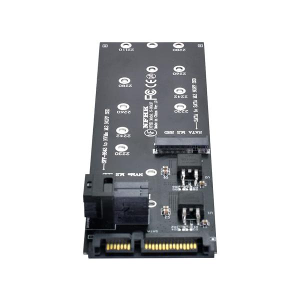 【商品概要】SATAまたはPCIeに基づくキーBまたはキーB+Mを備えた22110 2280、2260、2242、2230のM.2モジュールに対応。ハイパーキットストレージコントローラー、Ultra PCI-Eカード (PCIe 3.0 x...