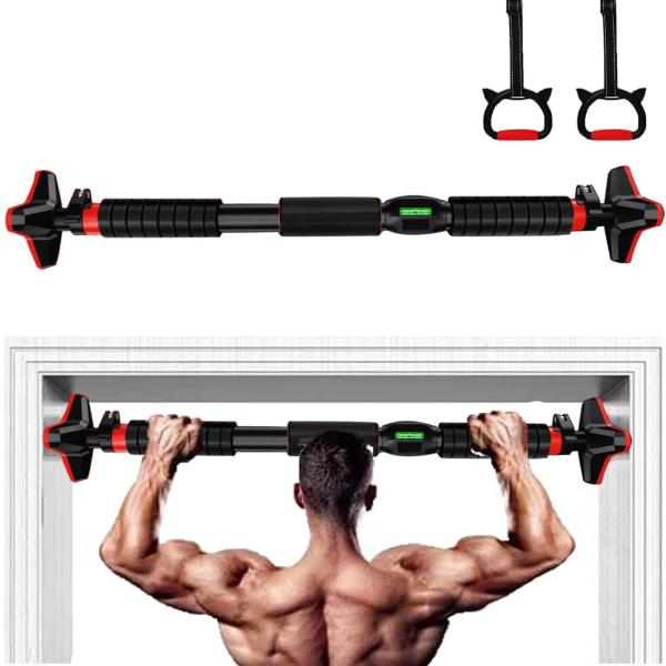 【商品概要】【モバイルドアジム】家庭用懸垂バーは、自宅やオフィスを数秒でジムに変身させ、いつでもどこでも自由に運動できるフィットネス機器です。腕立て伏せ、脚上げ、ストレッチなどを総合的に行い、自宅やオフィスで脚筋、背筋、胸胸筋、腹筋、二頭筋...