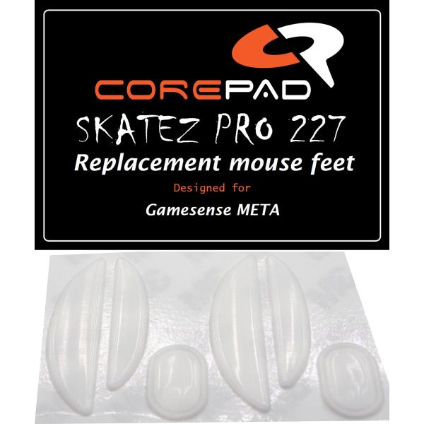 【商品概要】対応マウス：Gamesense META厚さ：0.85mm2セット付属100% フッ素樹脂(テフロン/PTFE)製【商品説明】Corepad Skatezはゲーマーやハイエンドユーザーに最適のマウスソールです。 使用中のマウスに...