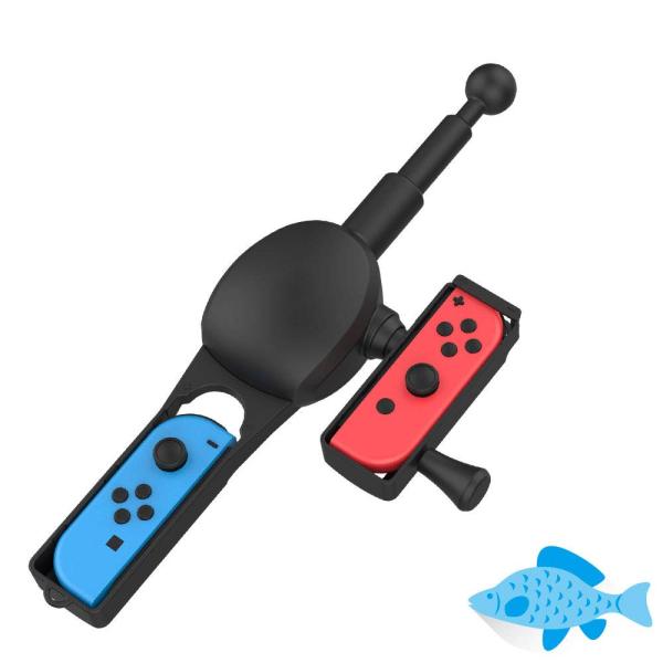 【商品概要】【対応機種】Switch Joy-con用釣り竿【対応釣りゲーム】Bass Pro Shops-The Strike/ 釣りスタ ワールドツアーなどのSwitch釣りゲームに対応【回転リールのデザイン】回転軸式釣り竿、リールを回...