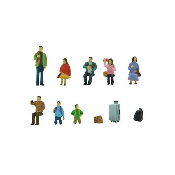 【商品概要】1/150スケール完全塗装済みの乗る人々です。人間8体+小物3個のセットです。観光列車などと組み合わせて行楽の人々がいる情景を再現できます。素材:プラスチック【商品説明】【商品詳細】ブランド：トミーテック(TOMYTEC)商品種...