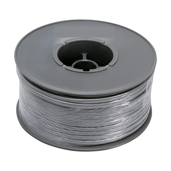 【商品概要】●色：グレー●芯数：2●全長(m)：100●定格：300V●外形寸法(mm)：1.5●絶縁体厚さ(mm)：0.80●導体(単線)抵抗(20℃)：14.7Ω/km以下●JIS C3306規格品●RoHS対応品●耐熱60℃●垂直難燃...