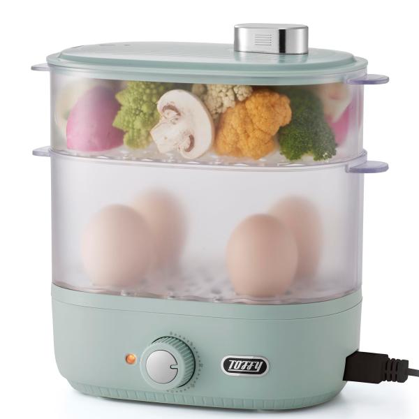 【商品概要】食材を入れてダイヤルを回すだけで簡単に蒸し料理が作れるフードスチーマー！ “ほったらかし”調理で手軽にもう1品！ヘルシーで美味しく時短にも。 赤ちゃんの離乳食から夕食のもう一品まで、誰でも楽しめる蒸し料理が味わえます。スイッチを...