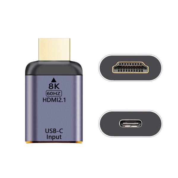 【商品概要】このアダプターはusb-cモニターからHDMIソースでは動作しません。 10Gbps USB-C - USB-Cケーブルをアダプターに接続し、HDMIディスプレイに接続できます。USB Type C USB 3.1 C オスコネ...