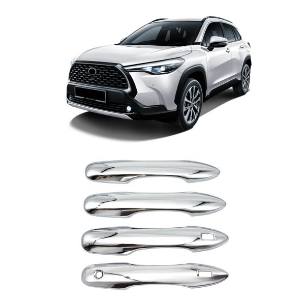 【商品概要】※車種別の専用設計で、スタイリッシュに演出、フィット感は抜群です！【ABS樹脂製】軽量化、熱に強い、耐久性と表面の美観に優れた高品質のABS樹脂製【仕上げ】ピアノブラック、鏡面メッキ仕上、カーボン調；セット内容：4PCS【取り付...
