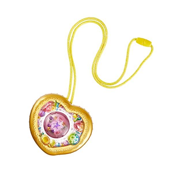 【商品概要】『デリシャスパーティ?プリキュア』より、「トッピング変身！ハートフルーツペンダント」が登場！タッチ＆くるくるアクションでキュアフィナーレの変身なりきり遊びが楽しめます。中央のスイッチはタッチと回転の２Way仕様で、フルーツのよう...