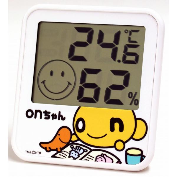 【商品概要】見やすい大きなデジタル表示。室内環境がわかりやすいフェイスアイコン同時表示。「快適」「不快」が表情で簡単にわかります。スチール面にも貼り付けOK！背面マグネット付き。温度計精度：±1℃（0?40℃）、湿度計精度：±5％RH（40...