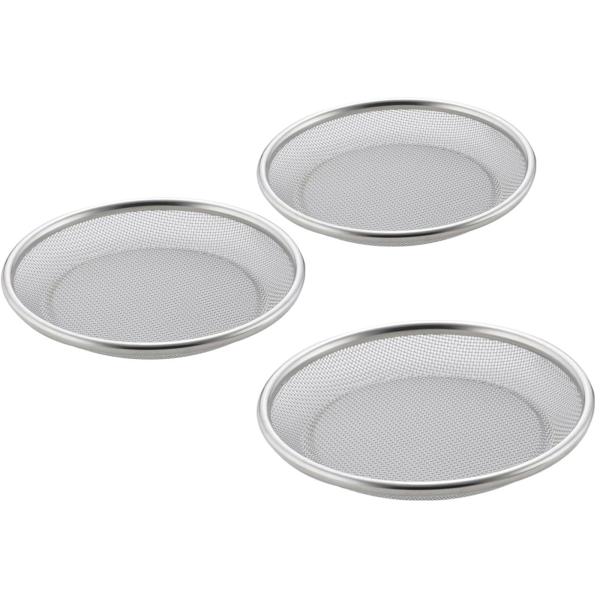 【商品概要】サイズ(約):外径16×高さ2.2cm、内径14.6×深さ1.7cm本体重量(約):76g素材・材質:18-8ステンレス生産国:日本【商品説明】【商品詳細】ブランド：下村企販商品種別：ホーム＆キッチン商品名：下村企販 ざる 水切...