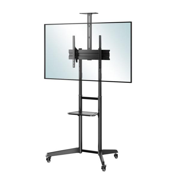 【商品概要】対応ディスプレイサイズ：43〜65インチVESA規格：(W)100x(H)100mm?(W)600x(H)400mmスタンド本体高さ調整：約1,801~1,966mm（4段階調整*）チルト調整：約＋5°?−12°ロック機能付の可...
