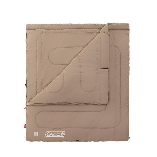 【商品概要】【ファミリー向け】気温10℃以上に適す。リサイクル生地を採用した一緒に暖かく寝れる家族用寝袋。【分割可能】上下を分割して、2つの封筒型スリーピングバッグとしても使用可能(分割時:幅84cm)。【ゆったりサイズ】幅168cmのゆっ...