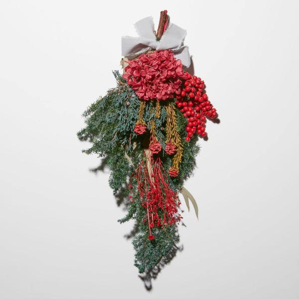 【商品概要】本物の花を使用しています【商品説明】ボタニカル スワッグ L<br><br> 幸せのおまもり　~スワッグ~<br> スワッグとは、ドイツ語で「壁飾り」を意味する言葉です。またヨーロッパでは魔除...