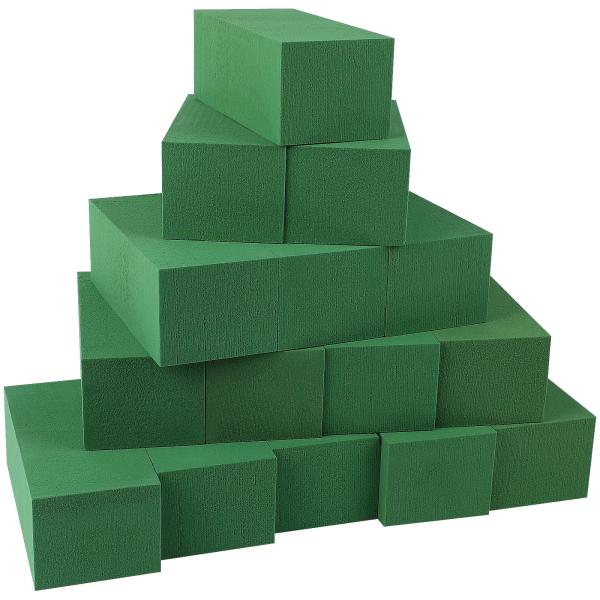 【商品概要】サイズ：21*9.5*7.7cm/1個 　　　　　入数：14個環境にやさしいバブル、無臭無毒です。生花と造花がどちらも使用できます。非常に吸水性で滑らかで現実的で、花のための十分の潤いを提供します。使用方法：花の泥を水に入れて、...