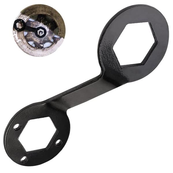 【商品概要】【製品仕様書】：サイズ：長さ約20cm、 内径36mm,38mm です。【材質】：鋼製、ハンマー等でたたいても変形しにくく耐久性に優れています。長時間使用可能。【リング状】: レンチは六角形のリング状になっているため、ボルトやナ...