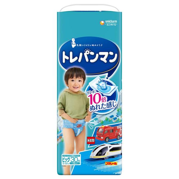 【商品概要】男の子用【商品説明】【商品詳細】ブランド：トレパンマン商品種別：ベビー＆マタニティ商品名：【トレーニング専用パンツ ビッグサイズ】トレパンマン 男の子 オムツ(12~22kg)30枚製造元：ユニ・チャーム商品番号：4903111...