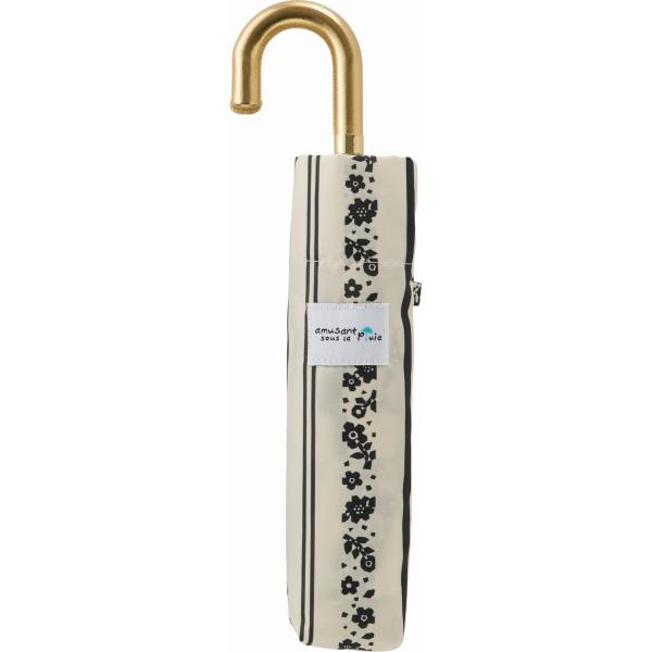 【商品概要】コンパクトかつ軽量で、耐風機能のある丈夫な折たたみ傘です。開閉方式：手開き 遮蔽率90%以上サイズ：30×7×5cm生地素材：ポリエステル100％ 手元素材：PU(ポリウレタン)生産国：カンボジア【商品説明】【商品詳細】ブランド...