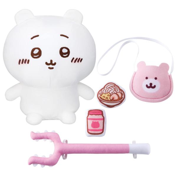 【商品概要】「ちいかわ」から、「ずっといっしょ　おうえんしてね　おしゃべりちいかわ」が登場！がんばるちいかわを応援すると、ちいかわのリアクションボイスが聞けるぬいぐるみです。草むしりや討伐の際のちいかわのボイスが30語以上収録されています。...