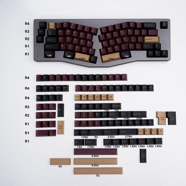 【商品概要】【商品説明】【商品詳細】ブランド：mintcaps商品種別：パソコン・周辺機器商品名：レッドサムライ キーキャップセット 173キー チェリープロファイルダブルショット カスタムキーキャップ Cherry MX Gateron ...