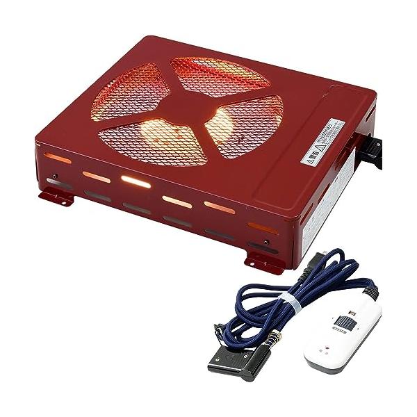 【商品概要】本体サイズ:幅29×奥行36×高さ8.5cm消費電力:最大600W/最小150W、消費電力量:強=約300Wh/弱=約70Wh、電気代目安(1時間あたり):強=約9.3円、弱=約2.2円(1kwhあたり31円として計算)発熱体:...